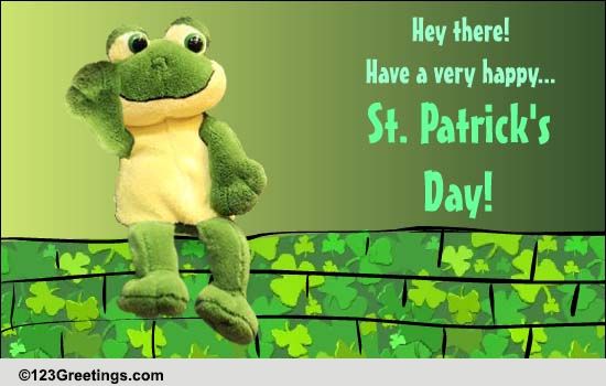 St. Patrick's Day Hello! Free Happy St. Patrick's Day eCards | 123 ...