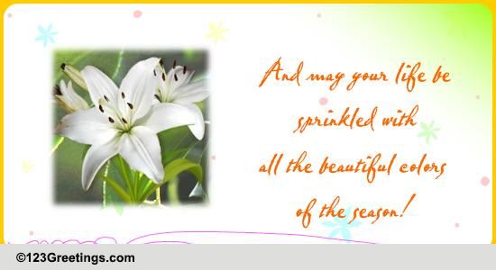 Bunch Of Spring Wishes... Free Flowers eCards, Greeting Cards | 123 ...