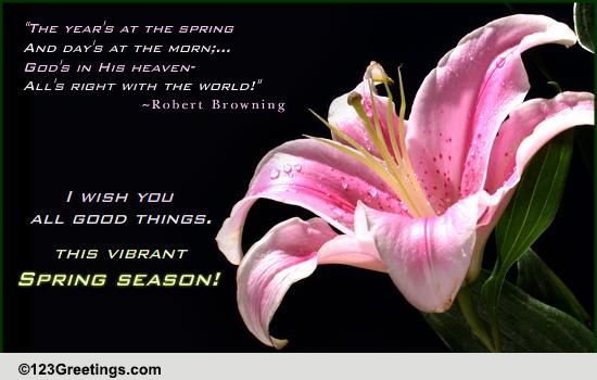 Spring Friends Cards, Free Spring Friends Wishes, Greeting Cards | 123 ...