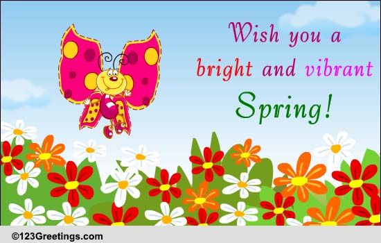 Magic Of A Bright And Vibrant Spring. Free Magic of Spring eCards | 123 ...