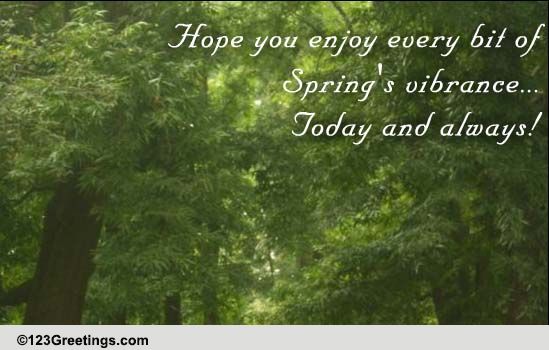 Essence Of Spring... Free Magic of Spring eCards, Greeting Cards | 123 ...