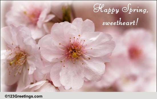 Spring Seems Eternal, Sweetheart! Free Love eCards, Greeting Cards ...