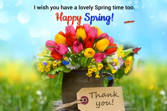 Special Springtime Thanks. Free Thank You eCards, Greeting Cards | 123 ...