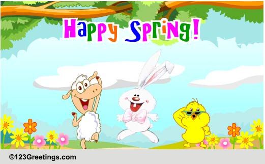 Love, Laughter And Joy! Free Happy Spring eCards, Greeting Cards | 123 ...