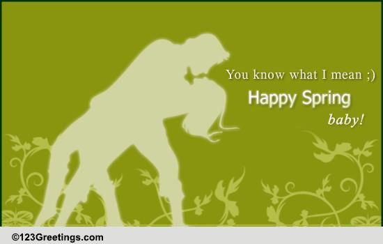 Spring Romantic Wish! Free Happy Spring eCards, Greeting Cards | 123 ...