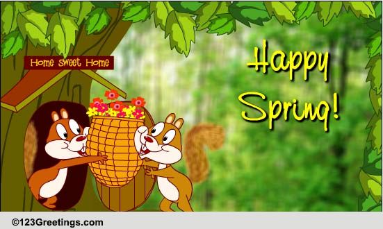 Basket Full Of Spring Wishes! Free Happy Spring eCards, Greeting Cards ...