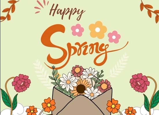 Happy Spring & Blossom Beginnings. Free Happy Spring eCards | 123 Greetings