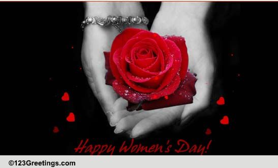 A Woman Is Like A Rose... Free Between Women eCards, Greeting Cards ...