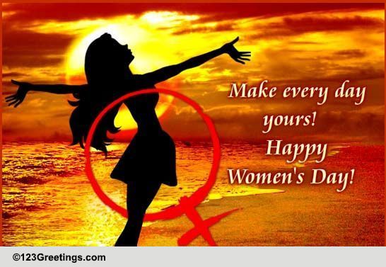 Inspiring Women's Day Message! Free Happy Women's Day eCards | 123 ...