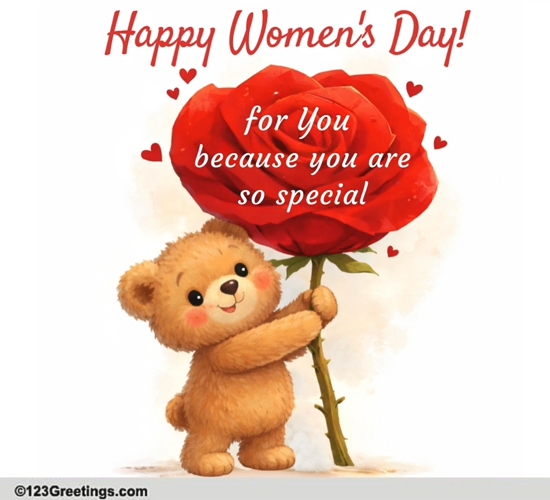 For All The Special Women In Your Life Free Happy Women's Day eCards ...