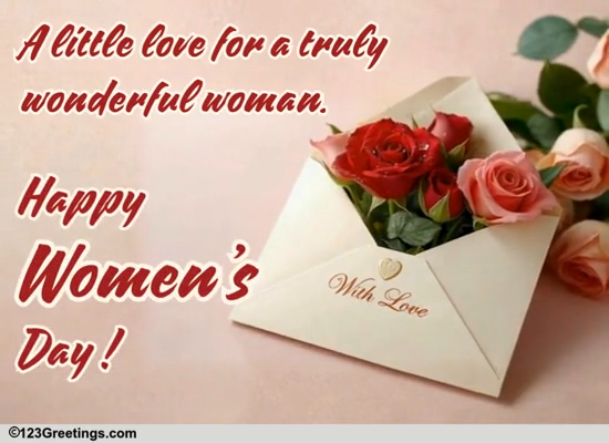 Love Filled Wish For Her On Womens Day Free Happy Women's Day eCards ...
