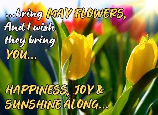May Flowers Greetings. Free May Flowers eCards, Greeting Cards | 123 ...