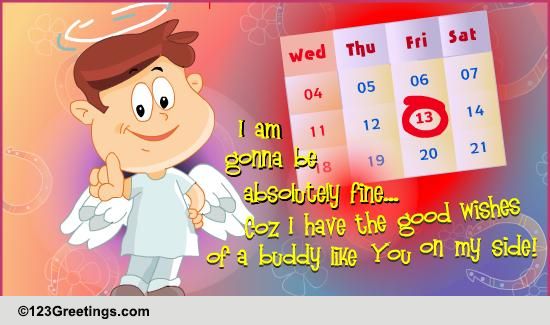 Good Wishes... Free Friday the 13th eCards, Greeting Cards | 123 Greetings