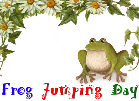 Frog Jumping Day Cards, Free Frog Jumping Day Wishes, Greeting Cards ...