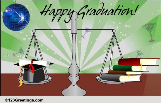 Time To Party On Graduation. Free Happy Graduation eCards | 123 Greetings