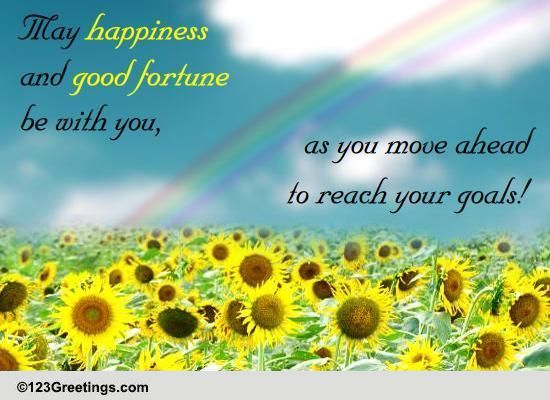 Happiness & Good Fortune... Free Good Luck eCards, Greeting Cards | 123 ...