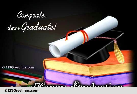 Congrats, Dear Graduate! Free Congratulations eCards, Greeting Cards ...