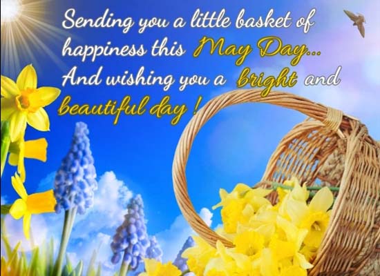 Bright And Beautiful May Day. Free May Day eCards, Greeting Cards | 123 ...