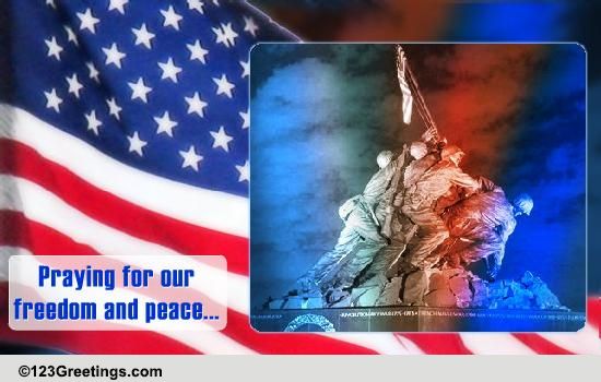 Praying For Our Freedom And Peace... Free Wishes eCards, Greeting Cards ...