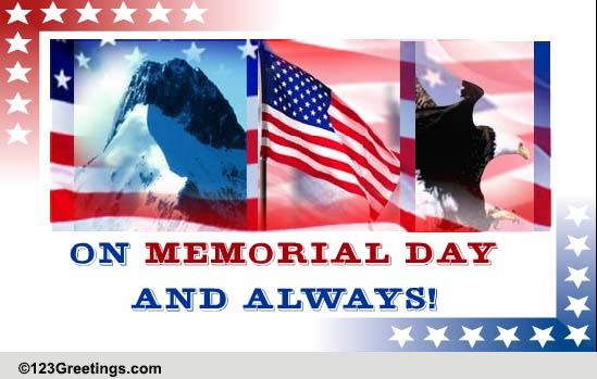 Remembering On Memorial Day... Free Wishes eCards, Greeting Cards | 123 ...