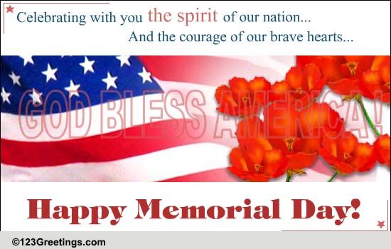 Celebrate The Spirit Of Memorial Day. Free Wishes eCards, Greeting ...
