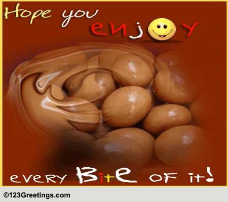 Enjoy Every Bite... Free National Nutty Fudge Day eCards, Greeting ...