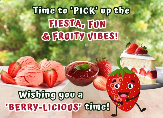 Sending Fruity Vibes. Free National Strawberry Month eCards | 123 Greetings