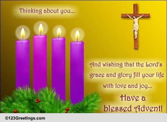 Thinking About You... Free Advent eCards, Greeting Cards | 123 Greetings