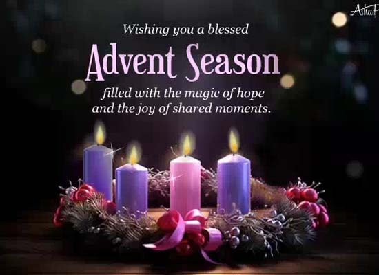 Glow Of Advent. Free Advent eCards, Greeting Cards | 123 Greetings