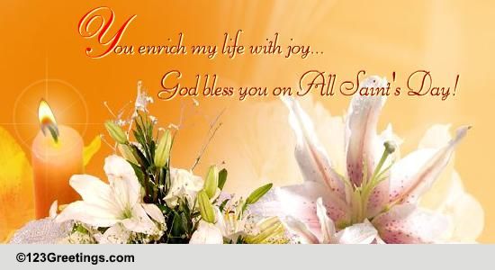 All Saints' Day Cards, Free All Saints' Day Wishes, Greeting Cards ...