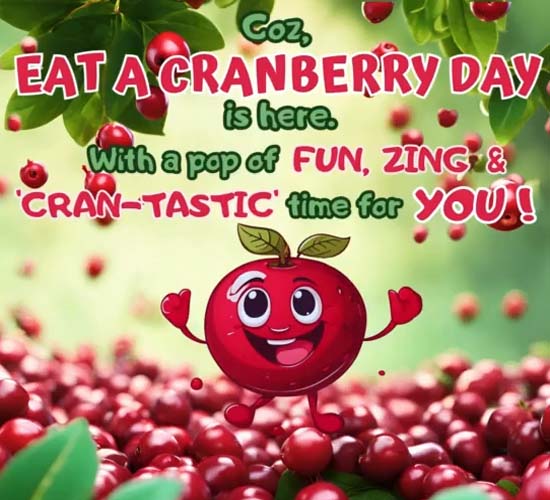 Eat a Cranberry Day Cards, Free Eat a Cranberry Day Wishes | 123 Greetings