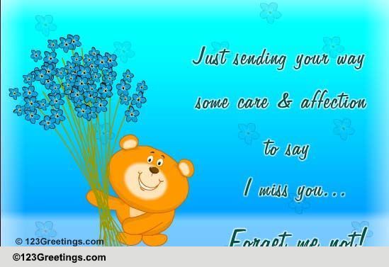 Forget Me Not Day Message. Free Forget Me Not Day eCards, Greeting ...