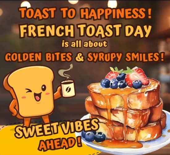 National French Toast Day Cards, Free National French Toast Day Wishes ...