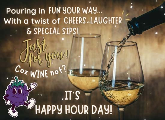National Happy Hour Day Cards, Free National Happy Hour Day Wishes ...