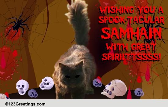 Samhain Cards, Free Samhain Wishes, Greeting Cards | 123 Greetings