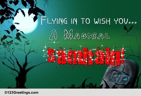 A Magical Samhain! Free Samhain eCards, Greeting Cards | 123 Greetings