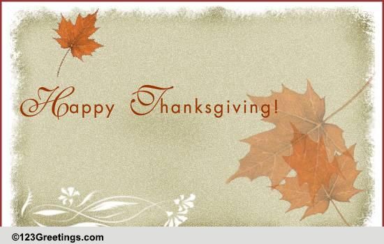 Thanksgiving Wish For Your Pal! Free Friends eCards, Greeting Cards ...
