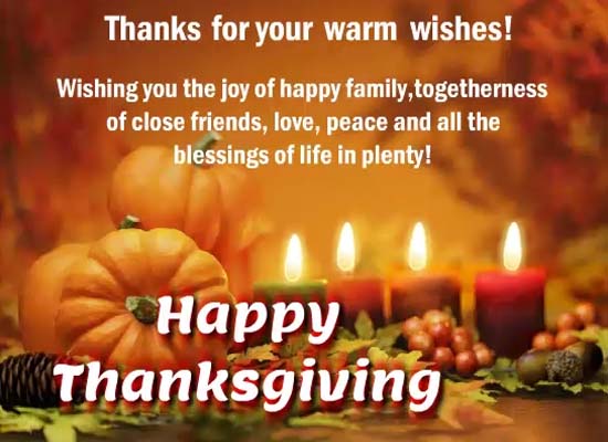 A Warm Thank You Message! Free Thank You eCards, Greeting Cards | 123 ...