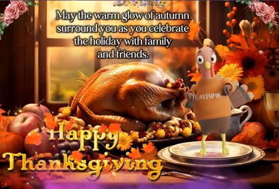 A Nice Thanksgiving Greetings To You. Free Happy Thanksgiving eCards ...