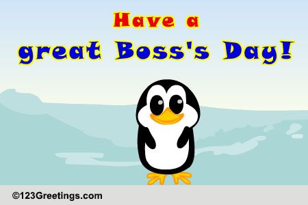 A Cool Boss's Day Card For Your Boss! Free Fun eCards, Greeting Cards ...