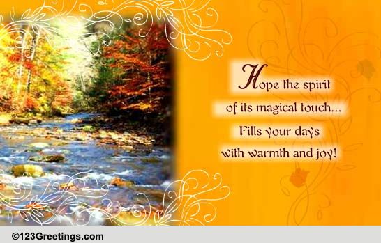 The Spirit Of Thanksgiving... Free Spirit of Thanksgiving eCards | 123 ...