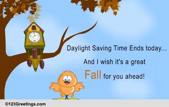 Daylight Saving Time Ends Greetings... Free Daylight Saving Time Ends ...