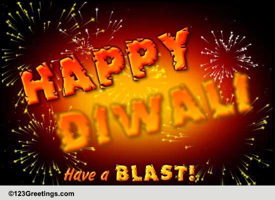 Diwali Blast! Free Fireworks eCards, Greeting Cards | 123 Greetings
