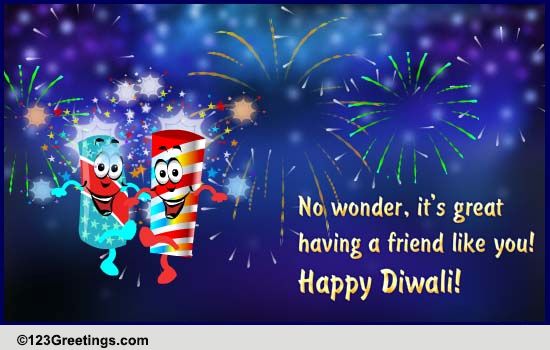 Fun Diwali Friendship Greeting! Free Friends eCards, Greeting Cards ...