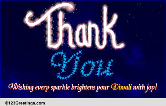 Wishing You A Joyful Diwali... Free Thank You eCards, Greeting Cards ...