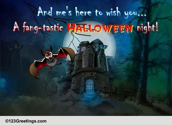 A Fantastic Halloween! Free Haunted House eCards, Greeting Cards | 123 ...