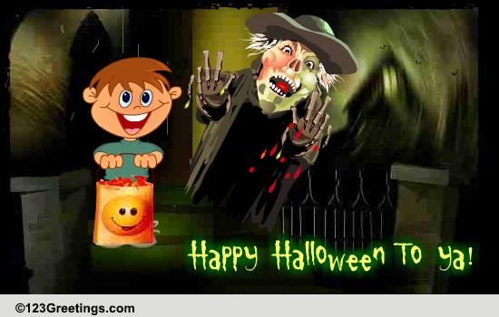Freaky Halloween Joke! Free Haunted House eCards, Greeting Cards | 123 ...