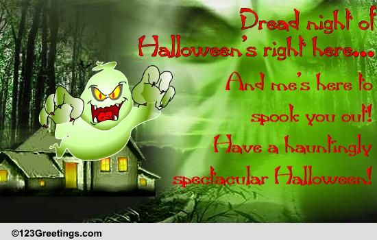 Me's Here To Spook You! Free Horror eCards, Greeting Cards | 123 Greetings