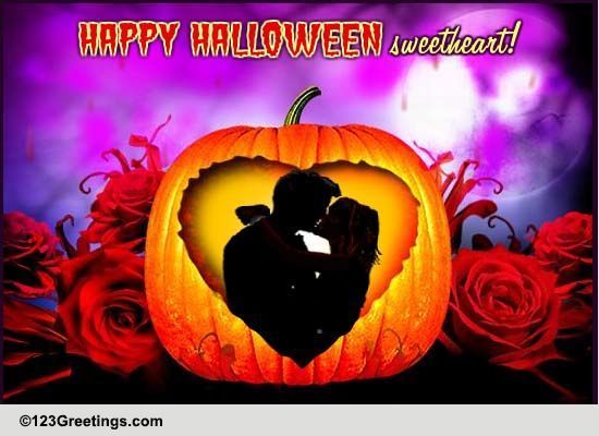 Halloween Pumpkin Of Love! Free Bewitched Lovers eCards, Greeting Cards ...