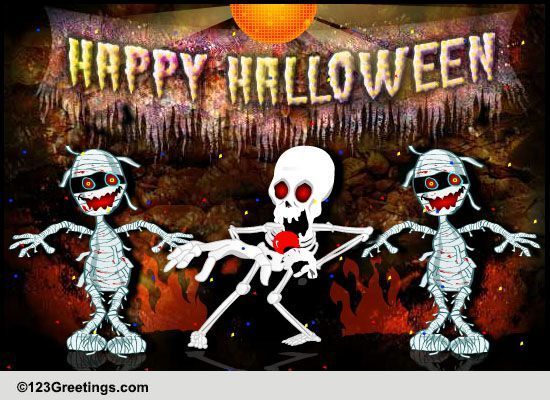 Funky Halloween Wishes! Free Specials eCards, Greeting Cards | 123 ...